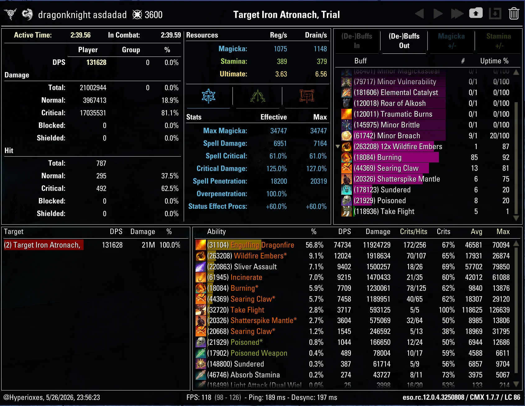 One Bar Breath Dragonknight DPS Build | U50 | ESO