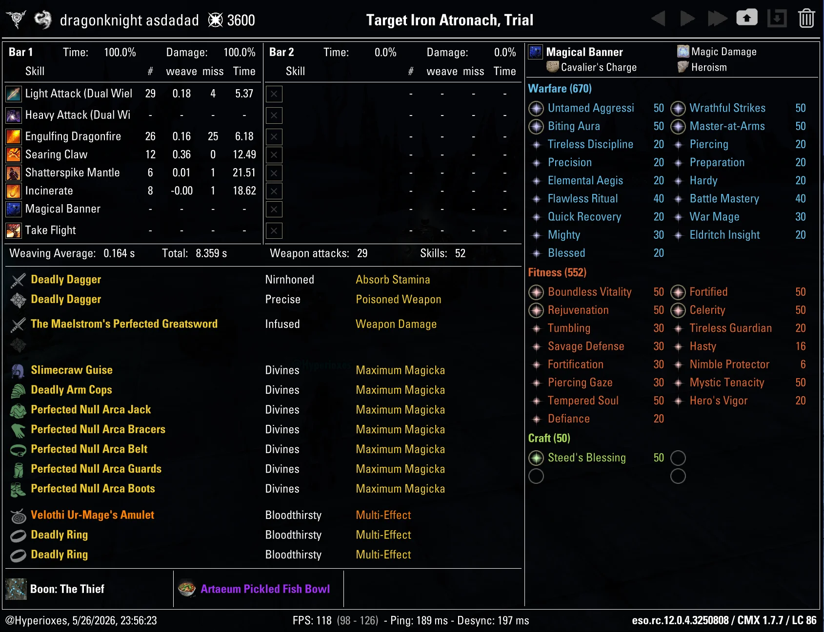 One Bar Breath Dragonknight DPS Build | U50 | ESO