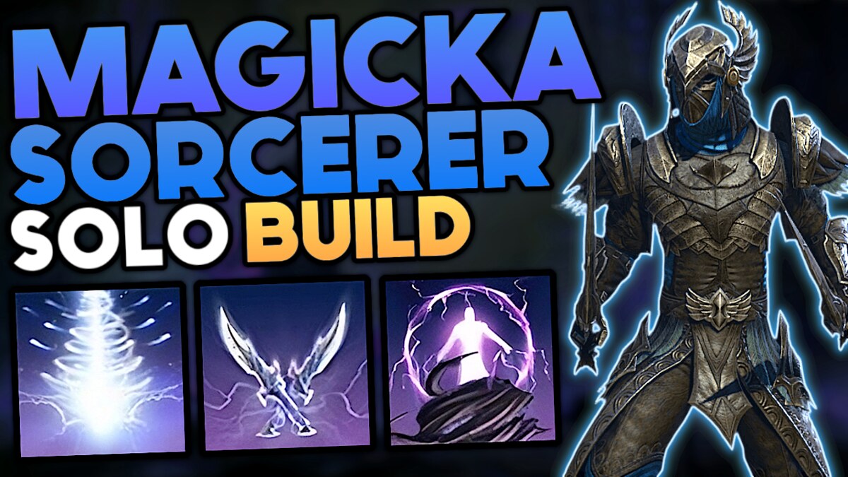 Solo Magicka Sorcerer Build | U50 | ESO