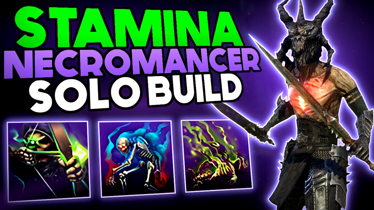 Stamina Necromancer Solo Build | U50 | ESO